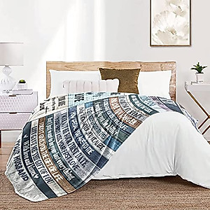 CENSIHER To My Wife Ultra-Soft Micro Fleece You are My Life Blanket Microfiber Valentine's Day Blanket Luxury Blanket for Bedding Sofa and Travel (60inchx50inch)