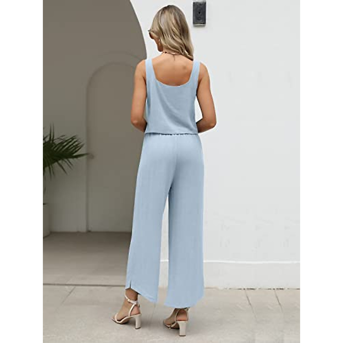 AUTOMET Summer Outfits Casual Beach Wear Brunch Cute Cruise Travel Pajama Comfy Vacation 2 Piece Matching Sets Womens Tracksuits 2023