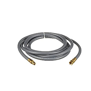 Dormont Quick Disconnect 20D-12QD Portable Outdoor Gas Appliance Connector, 3/8 in. OD Ft, 3/8 Inch ID Hose with 3/8 Inch Female NPT x 12 Feet