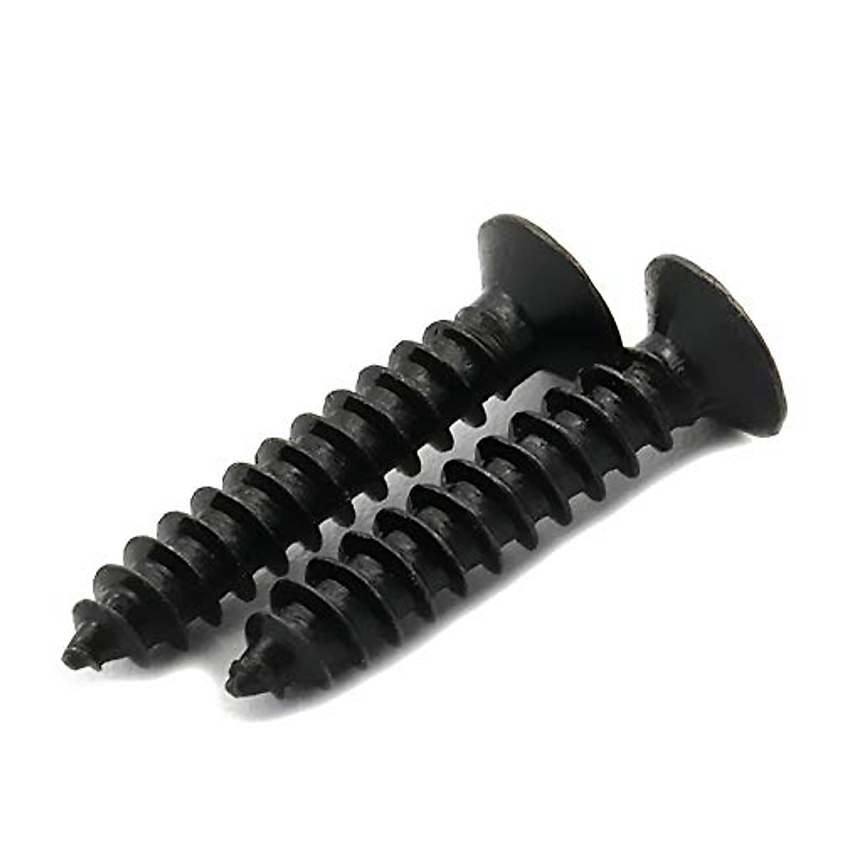 100pcs Self Tapping Screws M1.7 M2 M2.3 M2.6 M3 Laptop Screws Computer Screws Small Philips Pan Head Black Carbon Steel DUO ER (Length : 12mm, Size : M2.3)