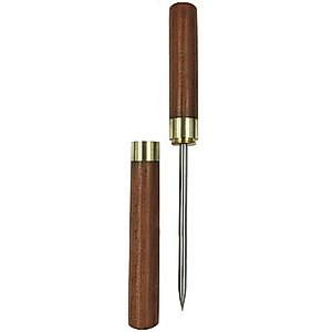 9" Ice Picks Stainless Steel Wooden Handle With Cover for Kitchen, Bars, Bartender,Picnics, Camping, And Restaurant (Red sandal wood)
