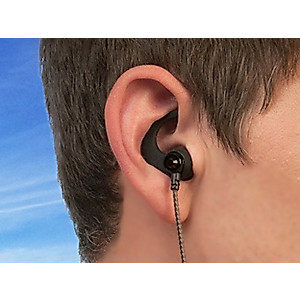 Far End Gear BudLoks Earphone Sport Grips for in-Ear and Ear Canal Earbuds, Black