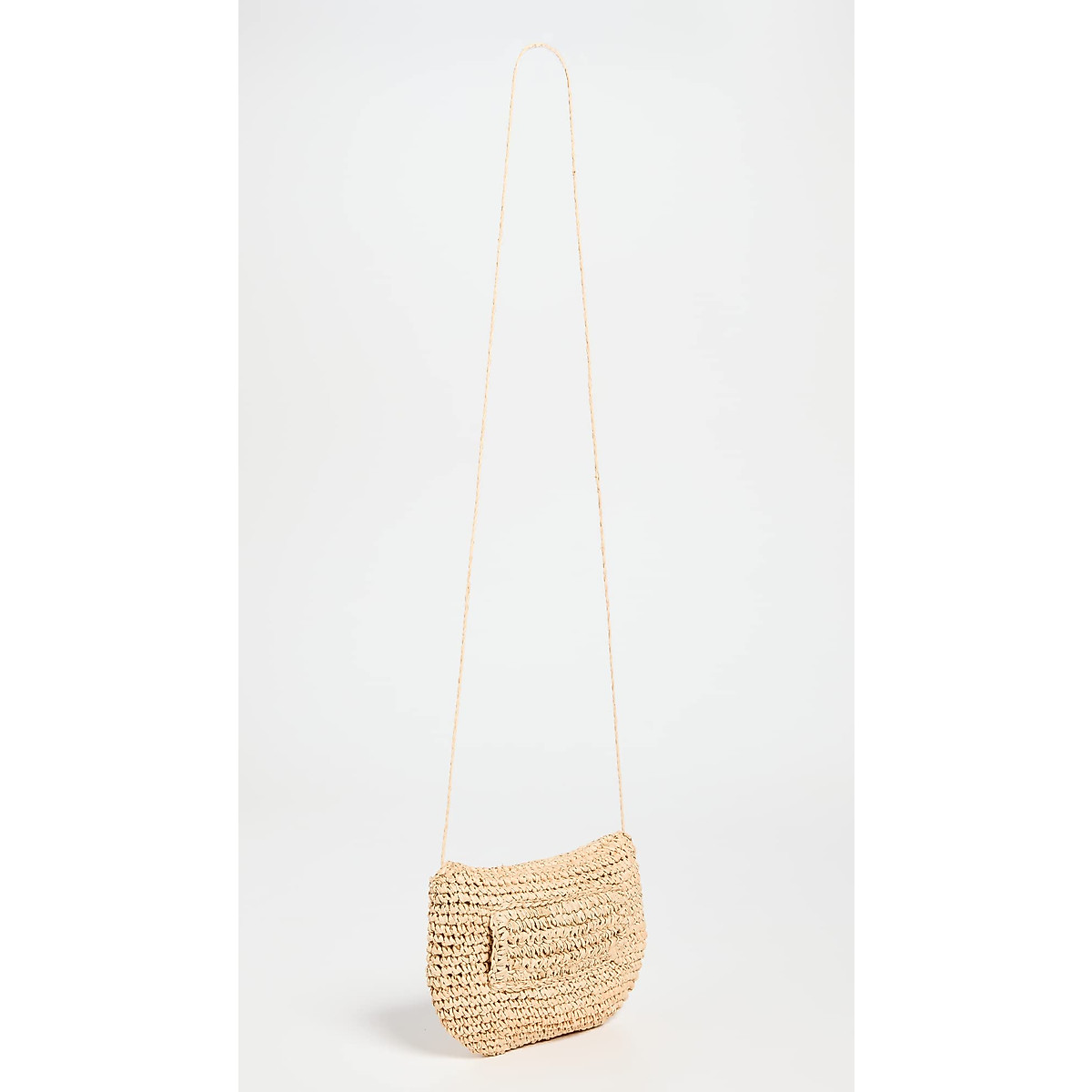 Hat Attack Women's Straw Belt Bag, Natural, Tan, One Size