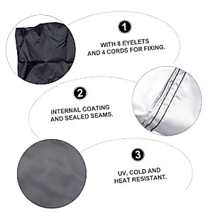 YARNOW 2pcs Sofa Slipcovers Outdoor Bench Slipcover Garden Furniture Cover Garden Chair Cover Outdoor Sofa Household Sectional Couch Cover Dustproof Furniture Cover Large 210d Combination