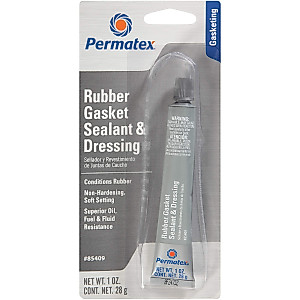 Permatex 85409 Ultra Rubber Gasket Sealant and Dressing, 1 oz. tube, 1 Ounce tube