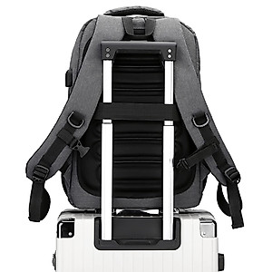 YB-OSANA Game Cosole Backpack Travel Bag Travel Carrying Case for PS5/PS4 Console and Accessories (Grey)