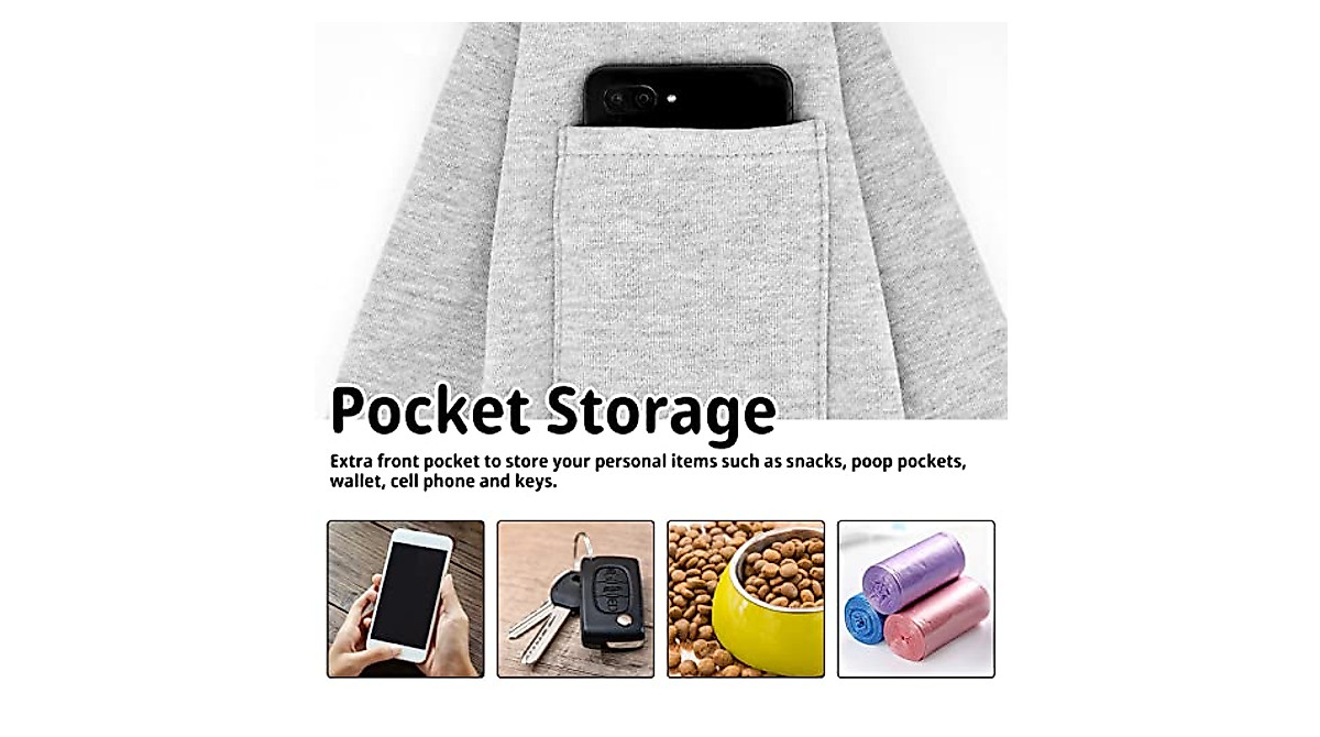 Cuby Dog and Cat Sling Carrier – Hands Free Reversible Pet Papoose Bag ...