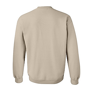 zerogravitee Air Force - Military Style Physical Training Crewneck Sweatshirt in Sand - Large