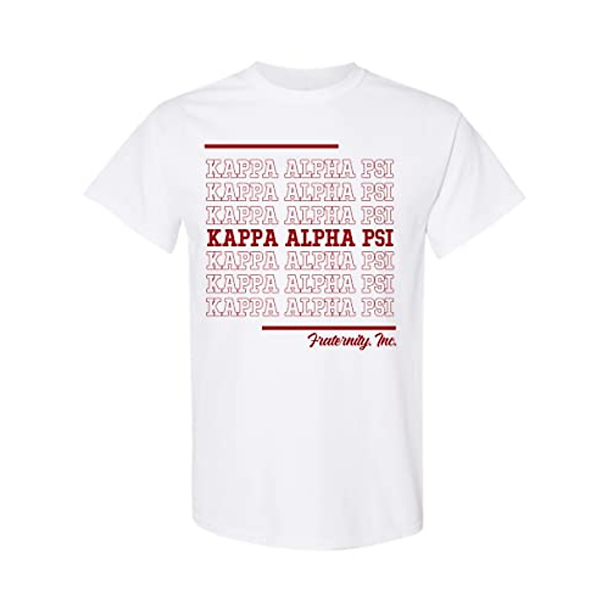 Kappa Alpha Psi Chapter 5 Repeat That T-Shirt (as1, Alpha, l, Regular, Regular, White)