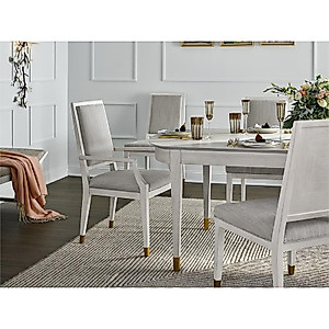 Universal Furniture Mirand Kerr Wood Dining Arm Chair (Set of 2) in White