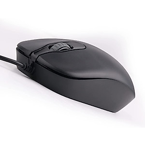 SGIN USB Wired Mouse, 1000 DPI for Computer, Laptop, PC, Comfortabe Design for Right or Left-Hand Users Reduces Muscle Strain, Black