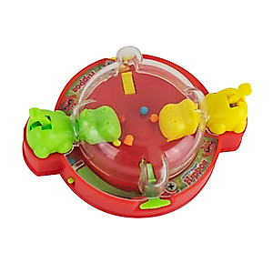 Worlds Smallest Miniature Classic Kids Games Bundle – Hungry Hungry Hippos – Chutes & Ladders – Candyland – Connect 4 with Bonus Miniature Playing Cards