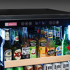 Allavino VSBC24L-SSR Beverage Center, Stainless Steel