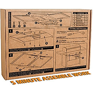 Vencino Stainless Steel Grill Grease Tray with Catch Pan - Universal Drip Pan for 4/5 Burner Gas Grill Models from Dyna Glo, Nexgrill, Expert Grill, BHG and More (24"-30")