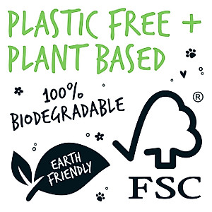 BUGALUGS Dog Wipes, 100% Plastic Free Biodegradable pet Wipes for Full Body, Eye Wipes, Ear Wipes, Bum & Paws. 110 Sensitive Dog Grooming Wipes for Dogs, Puppy & cat Grooming (Fragrance Free)