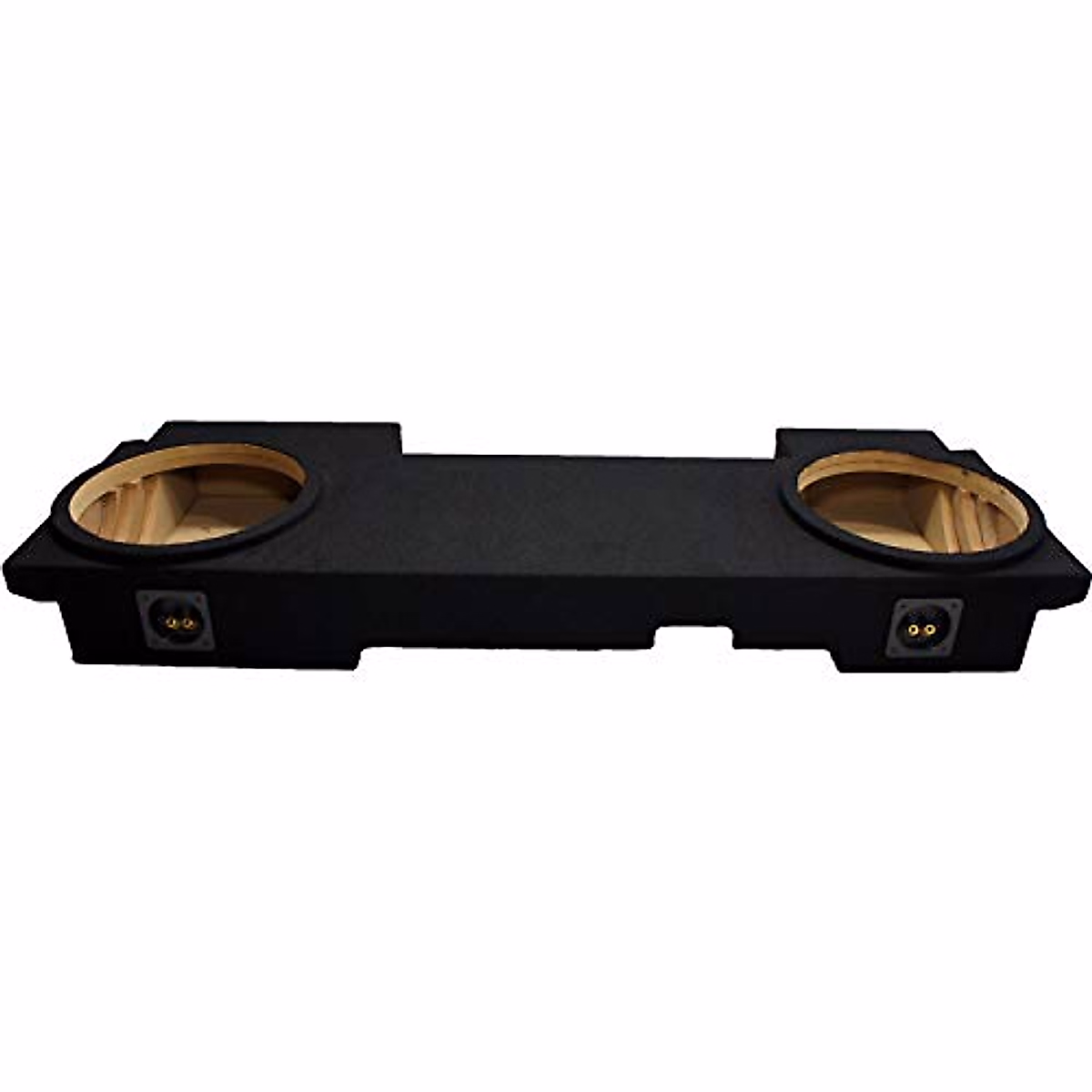 Compatible with Chevy Avalanche or Cadillac Escalade EXT 2007-2013 Dual 12" Subwoofer Underseat Sub Box Speaker Enclosure