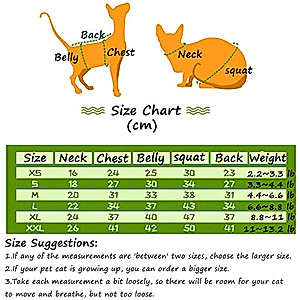 Hairless Cat Clothes - Breathable Summer Cotton Sundress with Sunflower Print Suspender Skirt Elegant Romantic Girly Vest Soft Princess Dress for Sphynx, Cornish Rex, Devon Rex, Peterbald (XS)