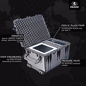 Pelican 1660 Case With Foam (Black)