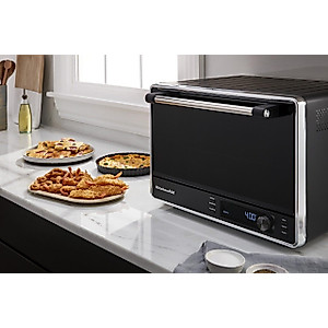 KitchenAid Dual Convection Countertop Oven with Air Fry and Temperature Probe - KCO224BM, Black Matte