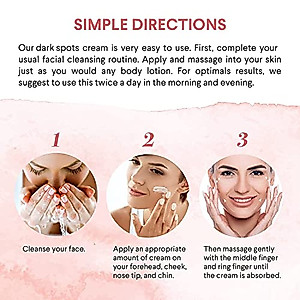 Lanmeri Dark Spot Remover for Face and Body, Dark Spot Corrector Fade Cream, Age Spot, Brown Spot, Sun Spot & Freckle Remover for Face, Hands and Other Body Areas, for Both Women and Men, for All Skin Types