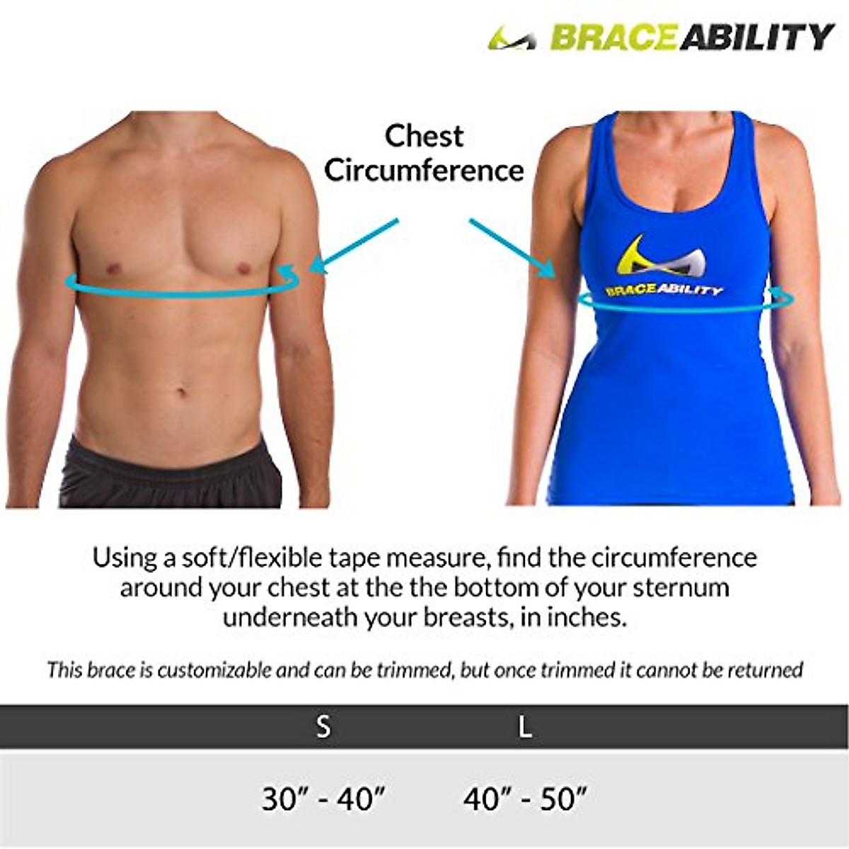 BraceAbility Posture Corrector Brace | Upper Back Straightener to Fix Hunched, Rounded or Stooped Shoulders, Forward Head and Neck Posture Improvement at Home or Work (Small)