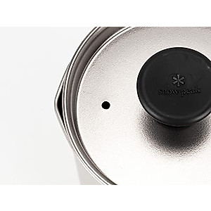 Snow Peak Titanium French Press - Ultralight Coffee Maker for Camping, Backpacking & Hiking - Camping Cookware Essential for Coffee Anywhere