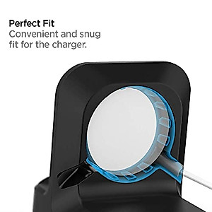 Spigen S350 Stand Designed for Apple Watch Charger Stand Apple Watch Ultra, Series 8/SE2/7/6/SE/5/4/3/2/1 (49mm,45mm,44mm,42mm,41mm,40mm,38mm) Durable TPU with Non-Slip Stable Base - Black