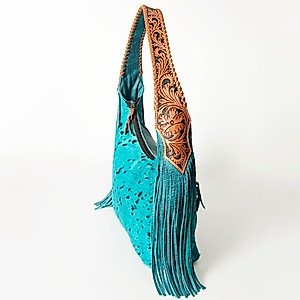 American Darling Hobo Hair-On Genuine Leather Western Women Bag | Handbag Purse | Leather Hobo Bag | Hobo Bags for Women | Hobo Purse | Hobo Wallet | Cute Hobo Bag