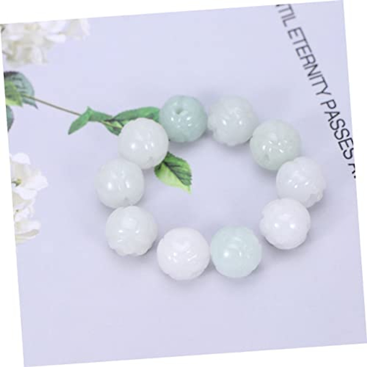 Didiseaon 10pcs Necklace Beads Necklace Kit Beading Kits Charms Gemstone Loose Beads Jade Beads Jewelery Making Beads Beading Jewelry Set Bracelets Scattered Beads Suite Lotus Beads Beadwork