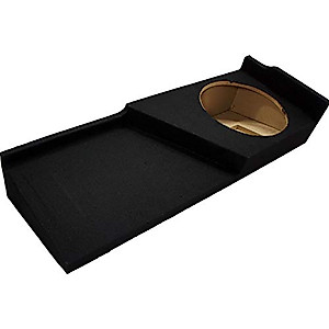 Compatible with Chevy Silverado or GMC Sierra Full Size Extended Cab Truck 2007-2013 Single 12" Subwoofer Sub Box Speaker Enclosure