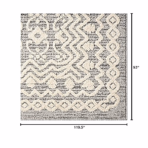 LUXE WEAVERS Moroccan Trellis Gray 8x10 Area Rug