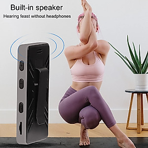 Portable Bluetooth MP3 Player with Clip - Wireless Mini Digital Hifi Lossless sound Music Players with 2.4 '' screen, Wearable Small Black Walkman Audio player with 32GB Memory for Sport and Running