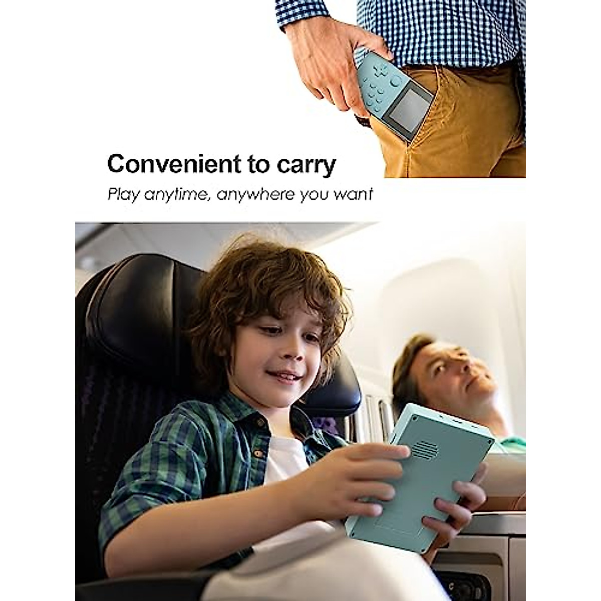 Fadist Handheld Game Console, Portable Retro Game Console, Built in 1000+ Classic Games,IdeIdeal Gift for Kids, Friend