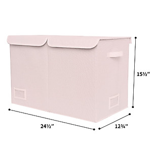 GRANNY SAYS Bundle of 3-Pack Foldable Fabric Storage Bins & 1-Pack Extra Large Toys Storage Bins