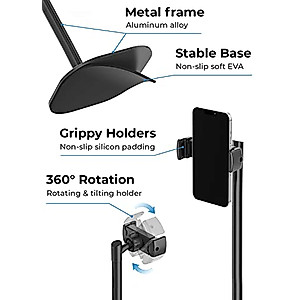 Cooper ChatStand, Height Adjustable Cell Phone Stand for Desk | Cell Phone Holder, Desk Phone Stand for Recording, iPhone Stand for Desk Accessories, iPhone Holder for Desk, Phone Holder Stand Office