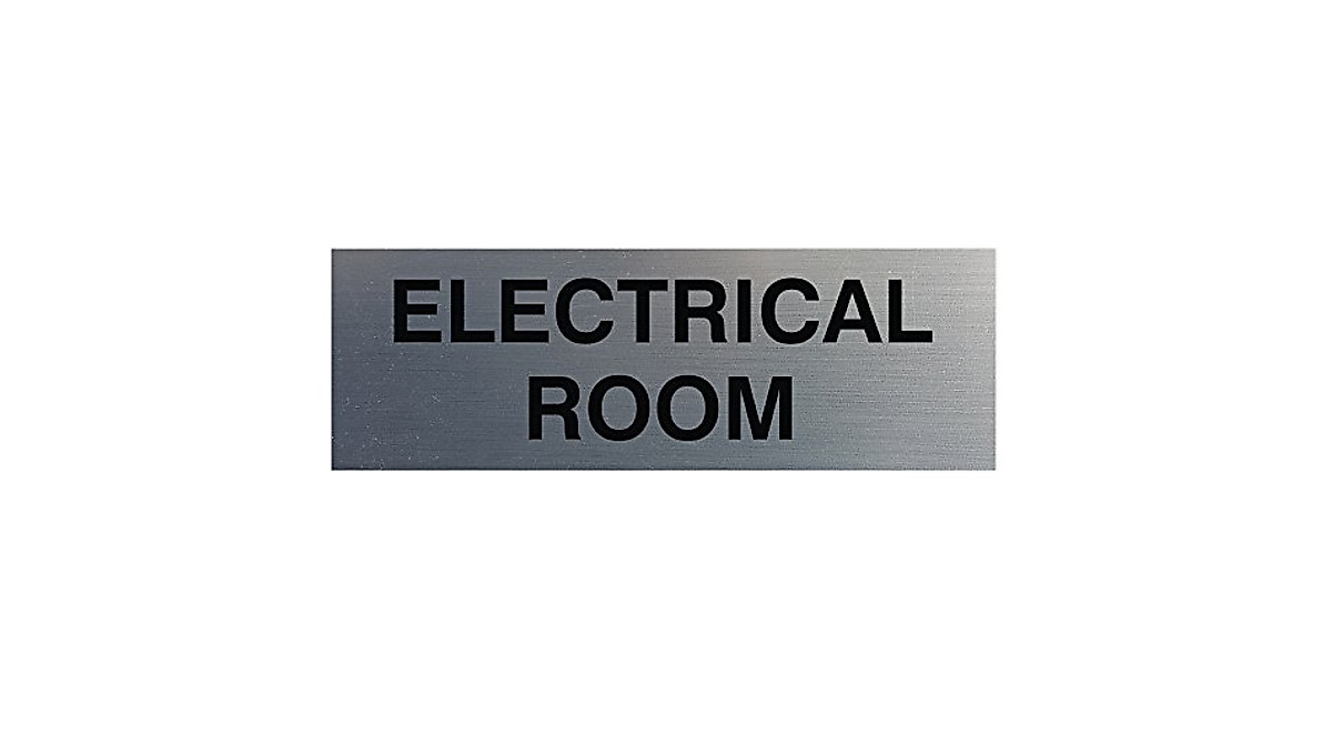 Basic Electrical Room Sign - Durable & Functional Design