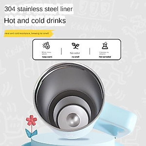 newdou A gift for ladies and girls. A stainless steel tumbler with a handle, a travel coffee cup, suitable as a birthday or Christmas gift. Capacity: 40 ounces.