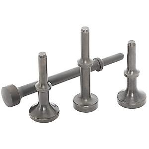 YaeTek Smoothing Air Pneumatic Hammer Chisel Bits Set with 0.401'' Shank, 6pcs Air Hammer Bits Set, Air Hammer tool kit with Springs