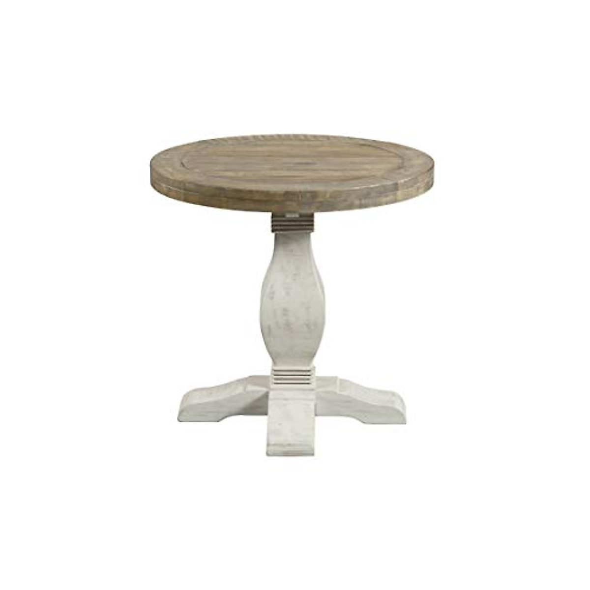 Martin Svensson Home Napa, End Table, White Stain and Reclaimed Natural