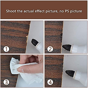 DEWEL Furniture Markers Touch Up, Upgrade Wood Furniture Repair Kit, Premium Wood Scratch Repair Markers and Wax Sticks for Wood Stains Scratches Hardwood Wooden Floor Tables, Set of 17