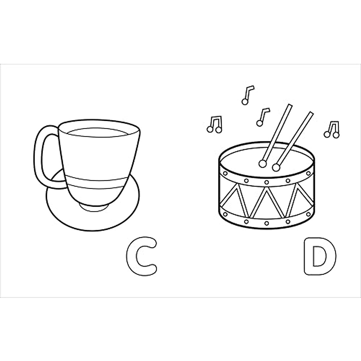 My First Toddler Coloring Book: Fun with Numbers, Letters, Shapes, Colors, and Animals! (Kids Coloring Activity Books)