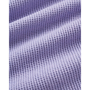 Rene Rofe Girls' Thermal Underwear Set - 2 Piece Waffle Knit Top and Long Johns (2T-16), Size 7-8, Lavender