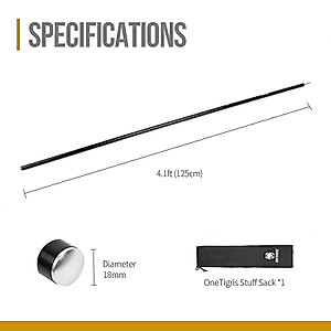 OneTigris Backwoods Bungalow 2.0 + Tent Poles (1.25m)