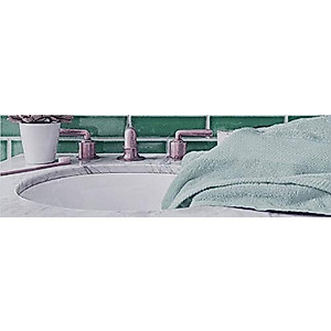 GLAMBURG Premium Cotton 4 Pack Bath Towel Set - 100% Pure Cotton - 4 Bath Towels 27x54 - Ideal for Everyday use - Ultra Soft & Highly Absorbent - Jade