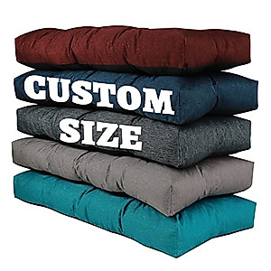 ROFIELTY Custom Outdoor/Indoor Bench Cushion,Bench Cushions_Piano Bench Cushion_Patio Furniture Cushions,Bench Cushions for Indoor/Outdoor Furniture