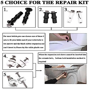 Mwsk Bathroom Expansion Screw Set Practical Multipurpose Accessory Practical for Kitchen Bedroom Toilet Supply