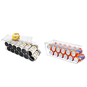 SCAVATA Skinny Can Organizer & Soda Can Organizer for Refrigerator