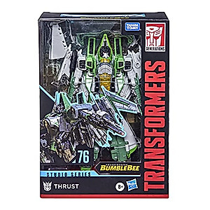 Transformers Toys Studio Series 76 Voyager Class Bumblebee Thrust Action Figure - Ages 8 and Up, 6.5-inch