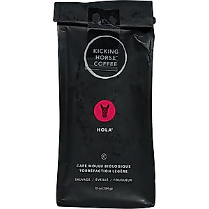 Kicking Horse Coffee, Hola, Light Roast, Ground, 10 oz