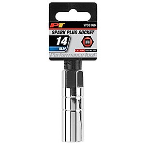 Performance Tool W38166 3/8-Inch Drive 14mm Spark Plug Socket